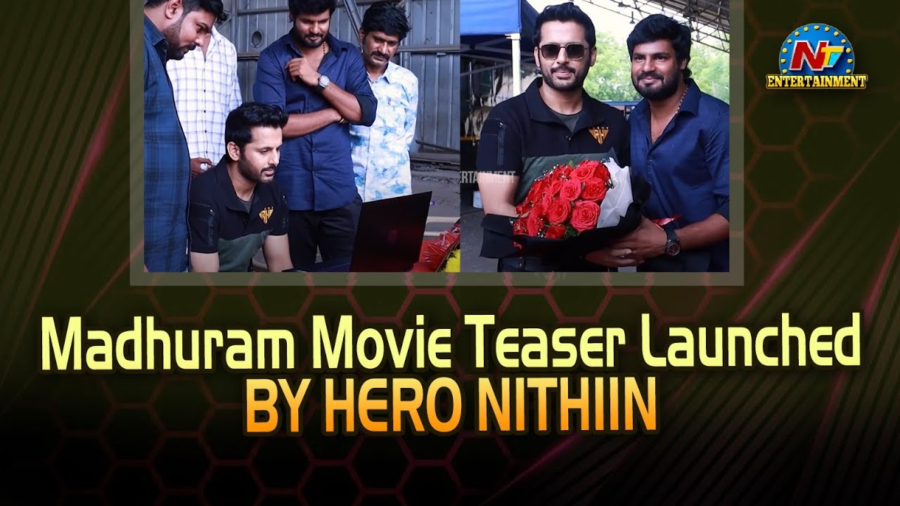 Madhuram Movie Teaser Launched by Hero Nithiin | Uday Raj | Vaishnavee ...