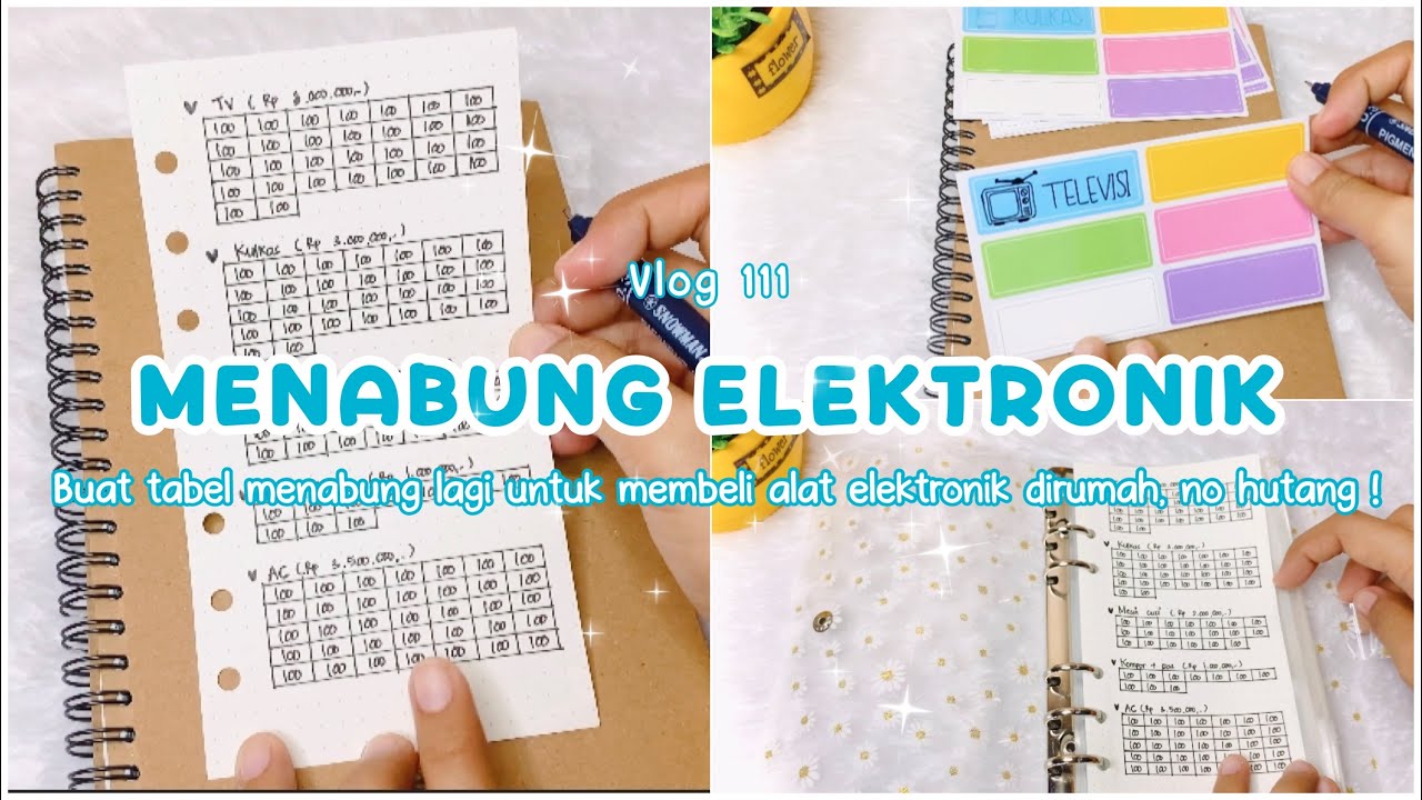 Tabel Menabung Elektronik 📺 | Cocok untuk ibu rumah tangga - YouTube