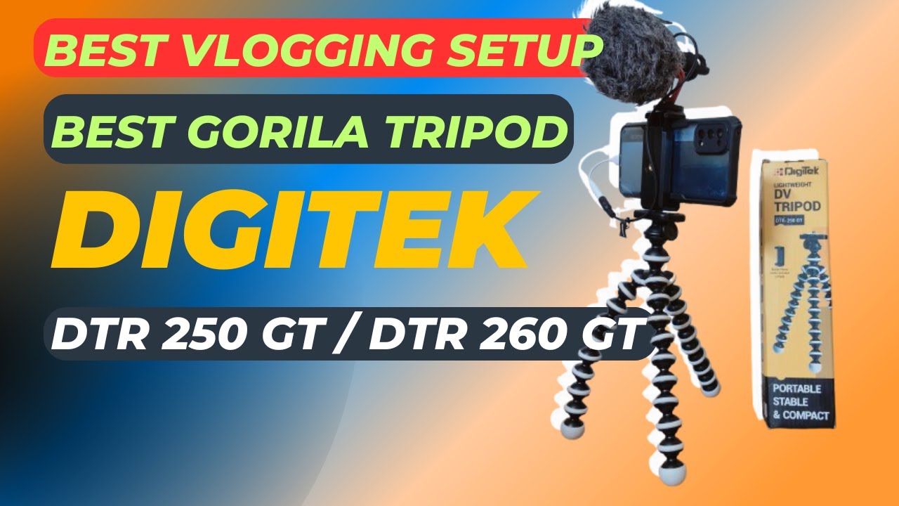 DIGITEK DTR 250 GT Gorilla Mini Tripod | Unboxing & Review | Best ...