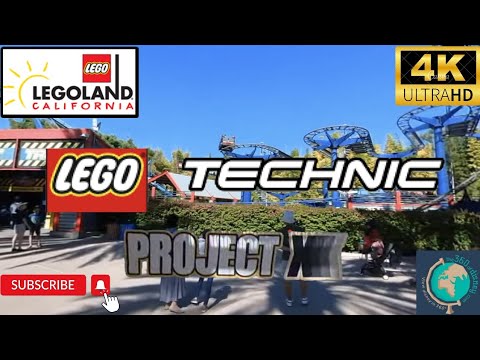 LEGO Technic Coaster Full Ride 4k Experience - Legoland California # ...