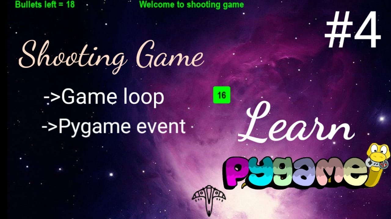 Python game development using Pygame - Pygame Gameloop and Pygame ...