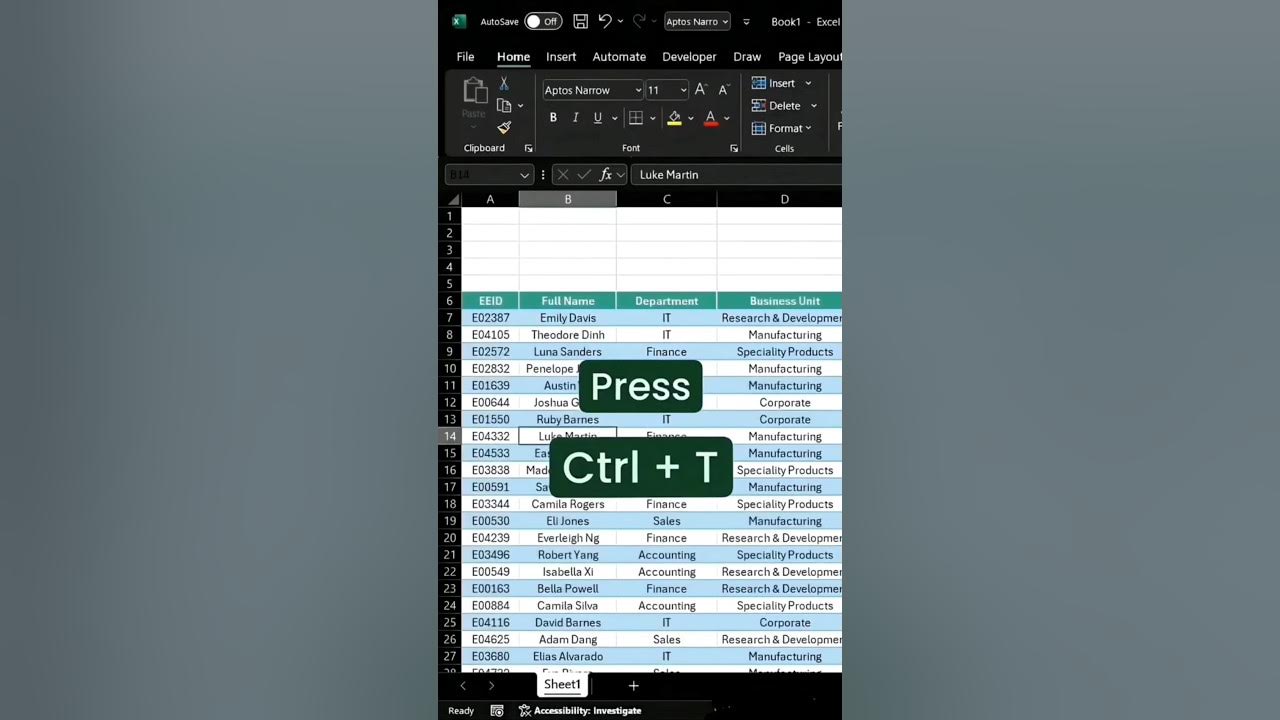 Excel tips - YouTube