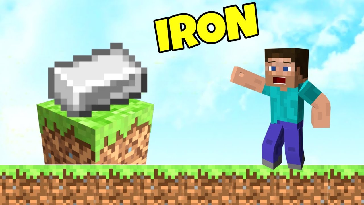 WHERE IS IRON🤔 MINECRAFT - YouTube