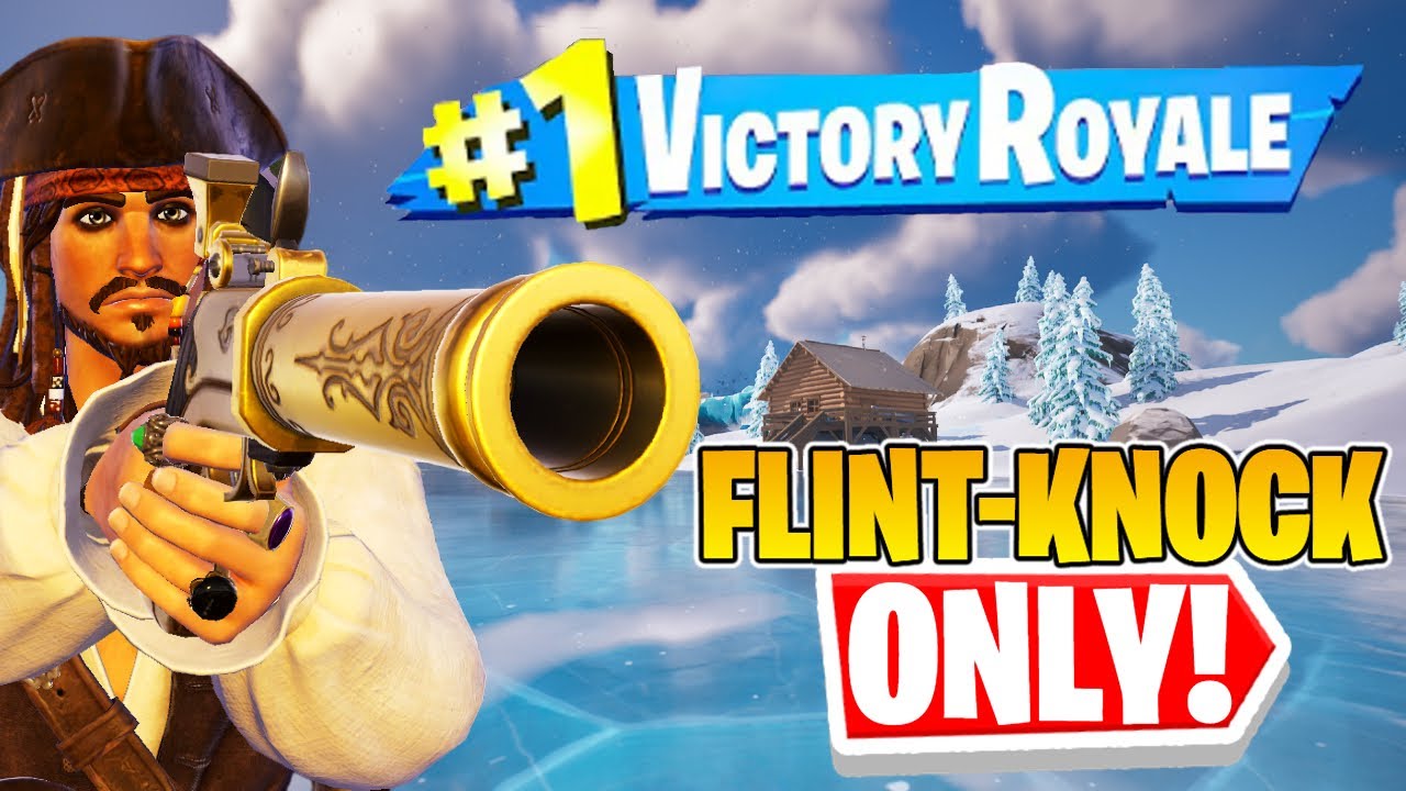 The FLINT-KNOCK *ONLY* CHALLENGE in Fortnite! - YouTube