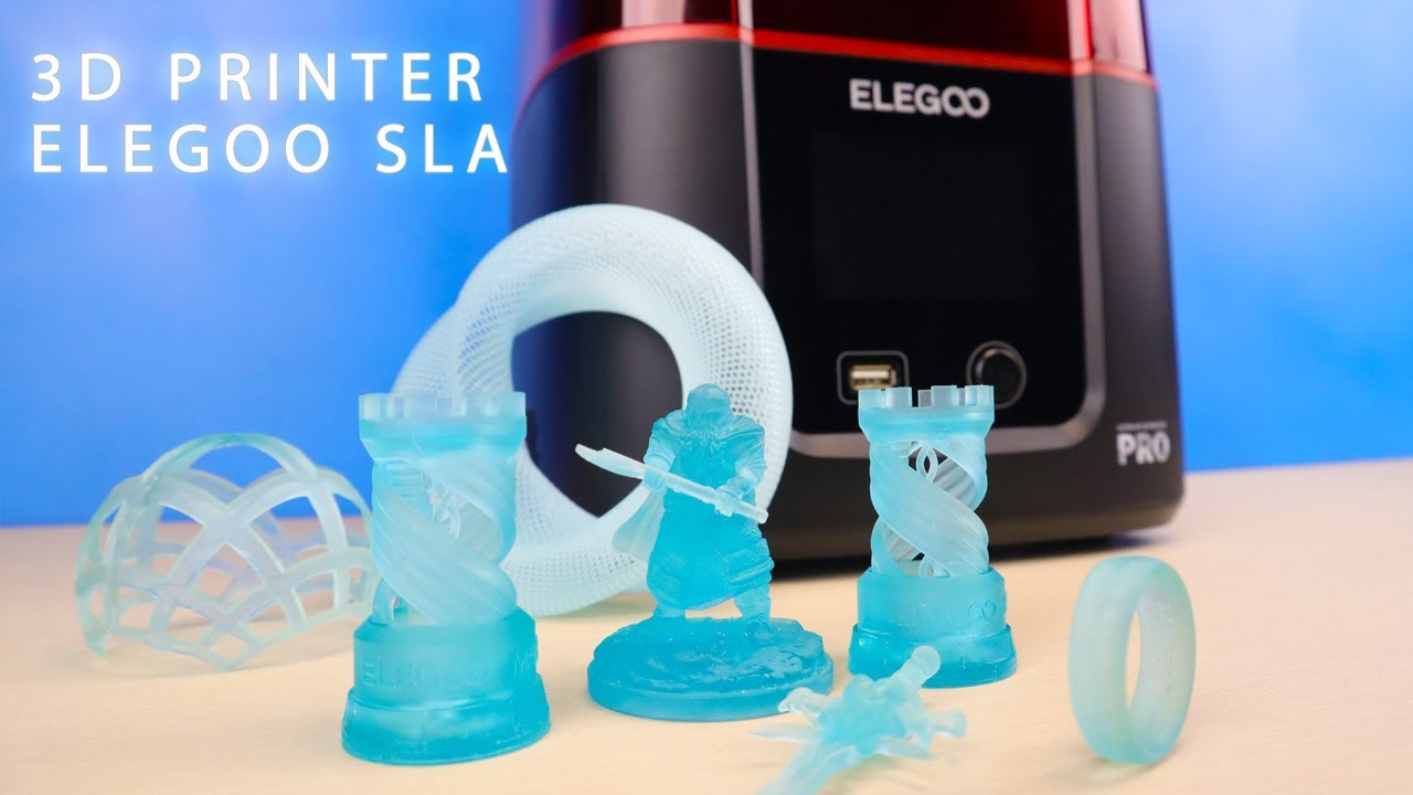 A SOLID BODY FROM A LIQUID? 3D PRINTER ELEGOO MARS 3 PRO! - YouTube