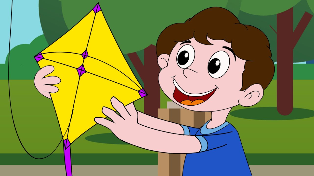 Kamal and Kite Story - English Cartoon - Animated Stories for Kids ...