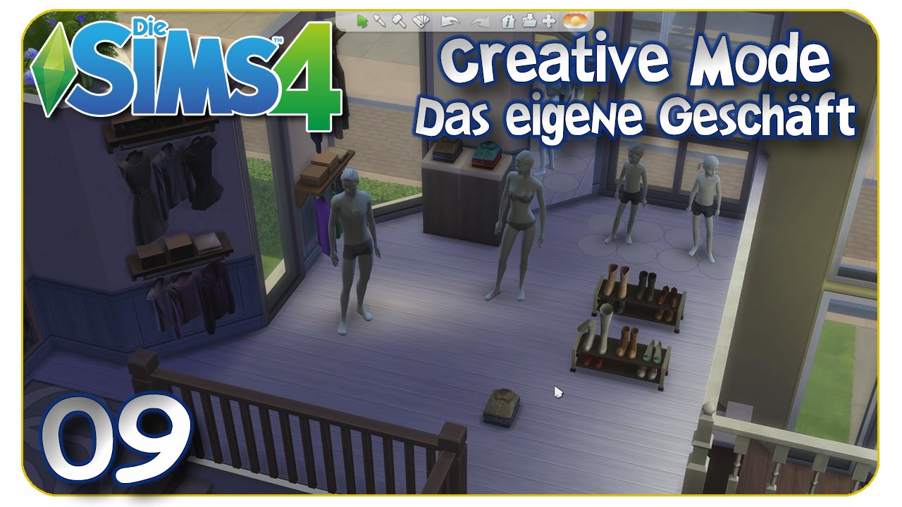 Die Sims 4 Creative Mode: Das eigene Geschäft #09 Die Mode-Boutique ...