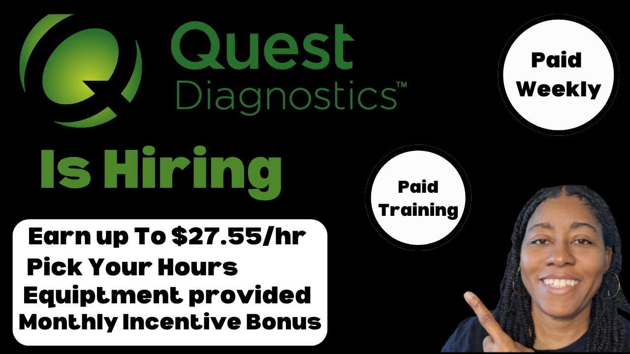 Quest Diagnostics is HIRING! | Best Work from Home Jobs | Pick Your ...