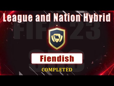 FIENDISH SBC COMPLETED | LEAGUE AND NATION HYBRID | CHEAPEST SOLUTION ...