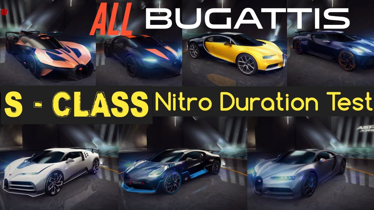 Wich one is the Best? Bugatti S-Class Nitro Duration Test - YouTube