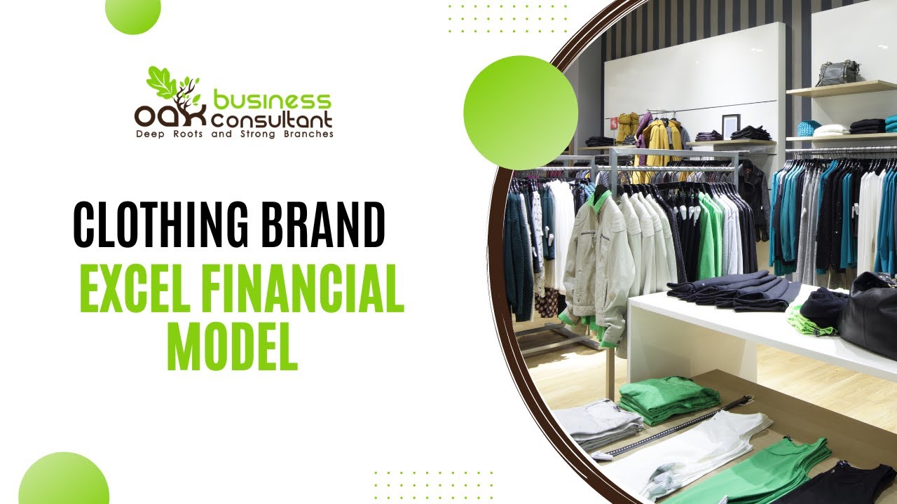 Clothing Brand Excel Financial Model - YouTube