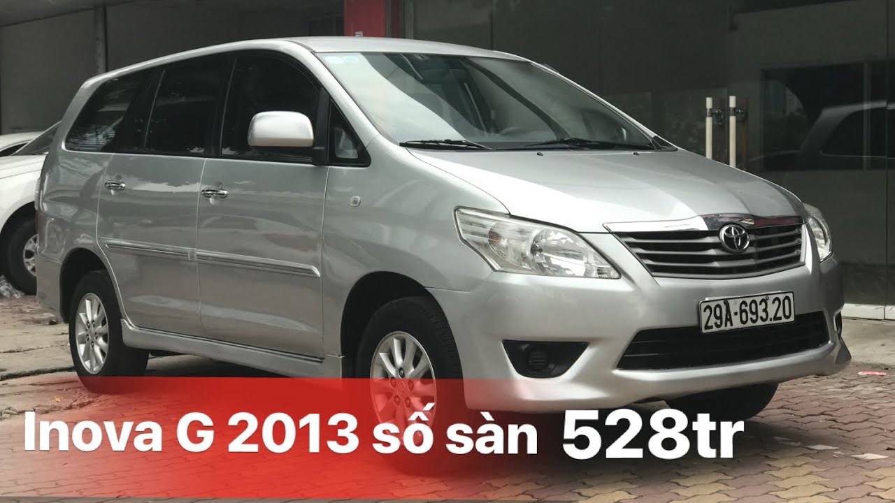 ( da ban )XE 7 CHỖ GIÁ TỐT| bán Toyota Inova G 2013 số sàn biển Hà Nội ...