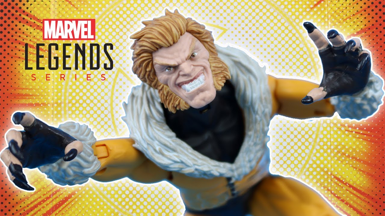 Marvel Legends DENTES-DE-SABRE / SABRETOOTH - wave X-Men Bonebreaker ...