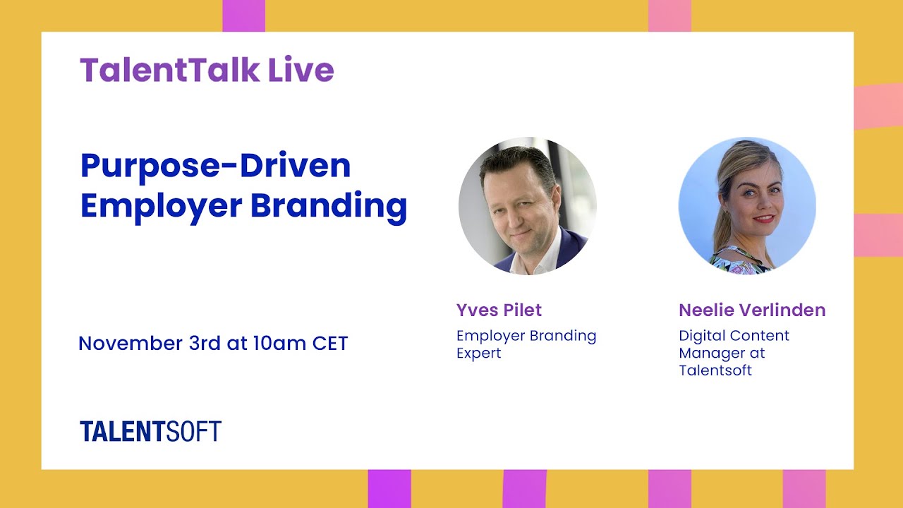 TalentTalk Live - Purpose Driven Employer Branding - YouTube