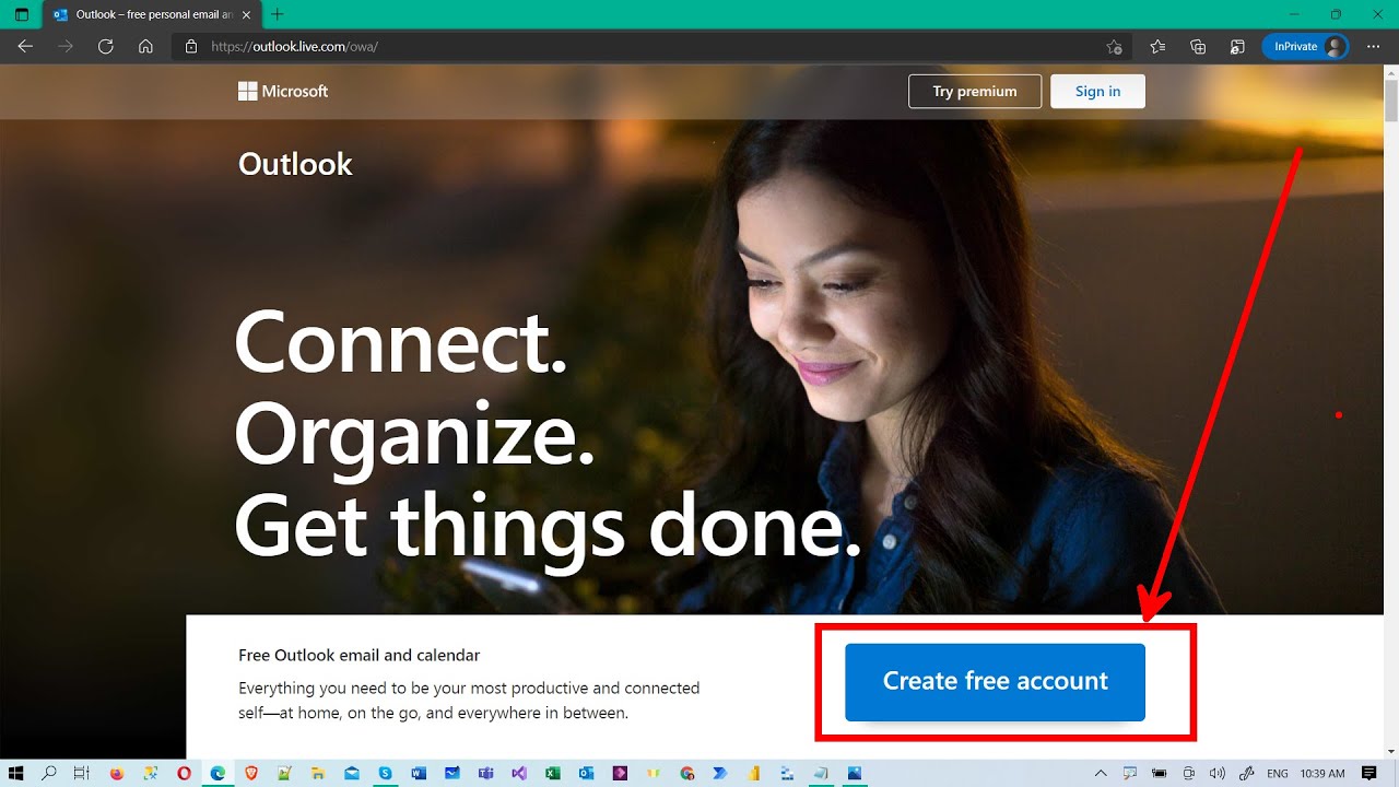 How Create Outlook email ID - YouTube