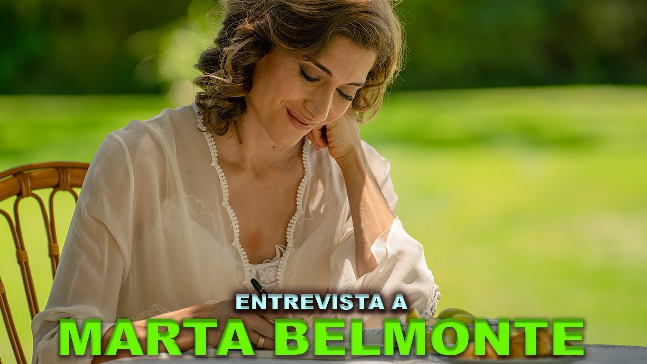 Los Lunes Seriéfilos - Entrevista a Marta Belmonte en el rodaje - YouTube