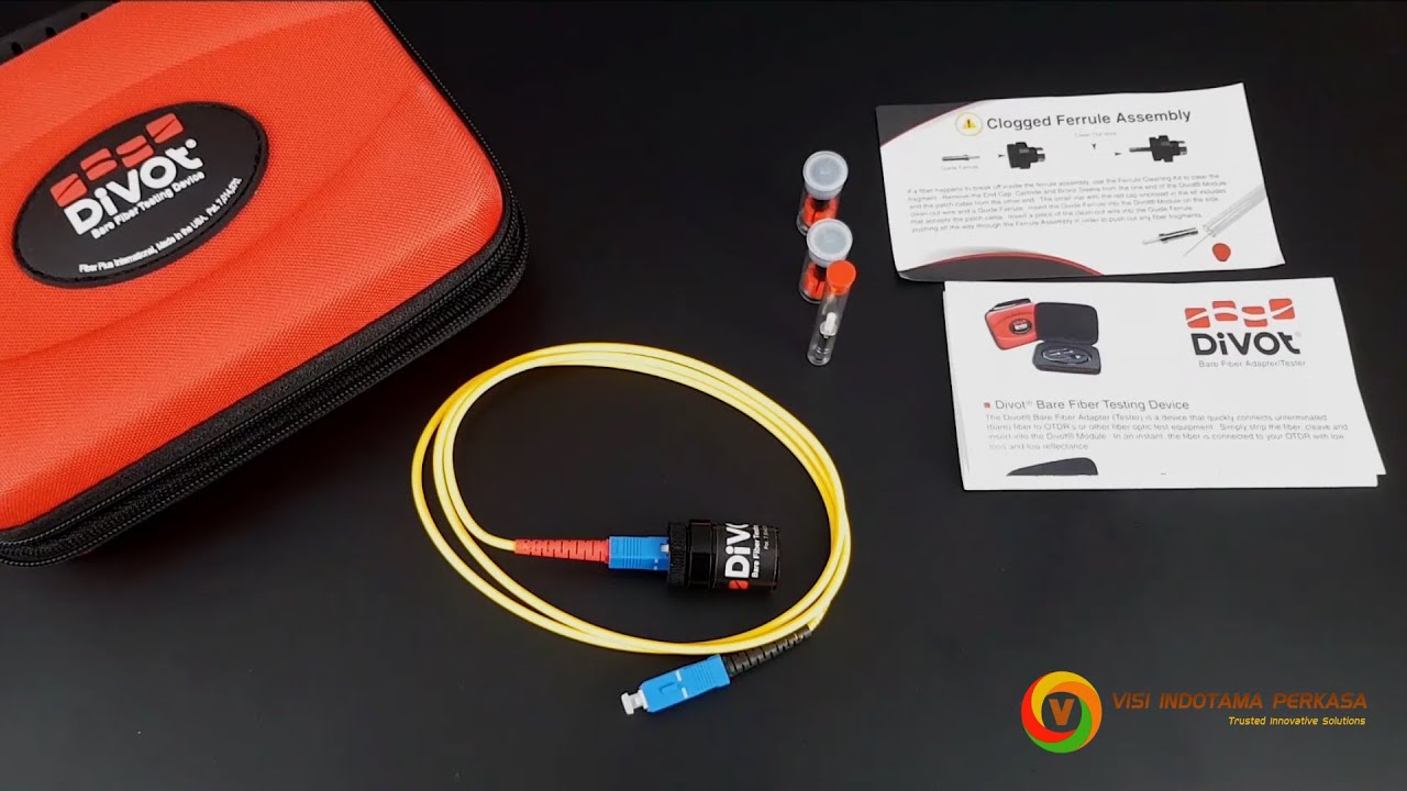 Unboxing DIVOT Bare Fiber Adapter Testing Device - YouTube