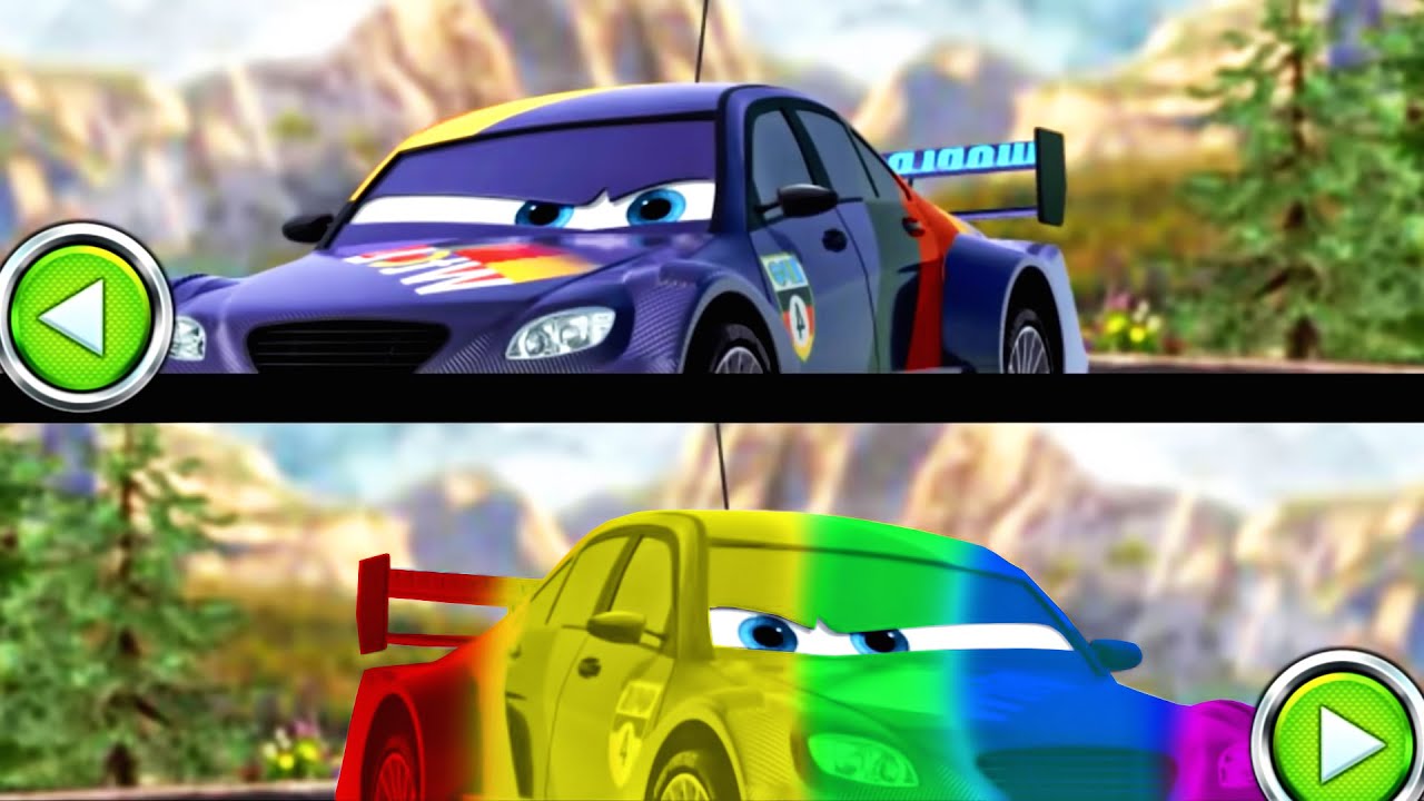 Cars 2: Speed Race - Rainbow Max Schnell offers his way - YouTube