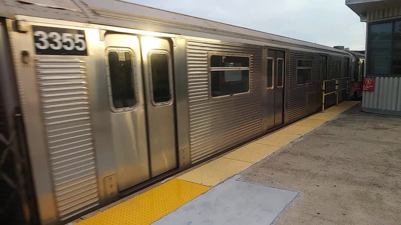 MTA NYC Subway: (NIS) Budd R32 Phase I (A) Train departing @ Far ...
