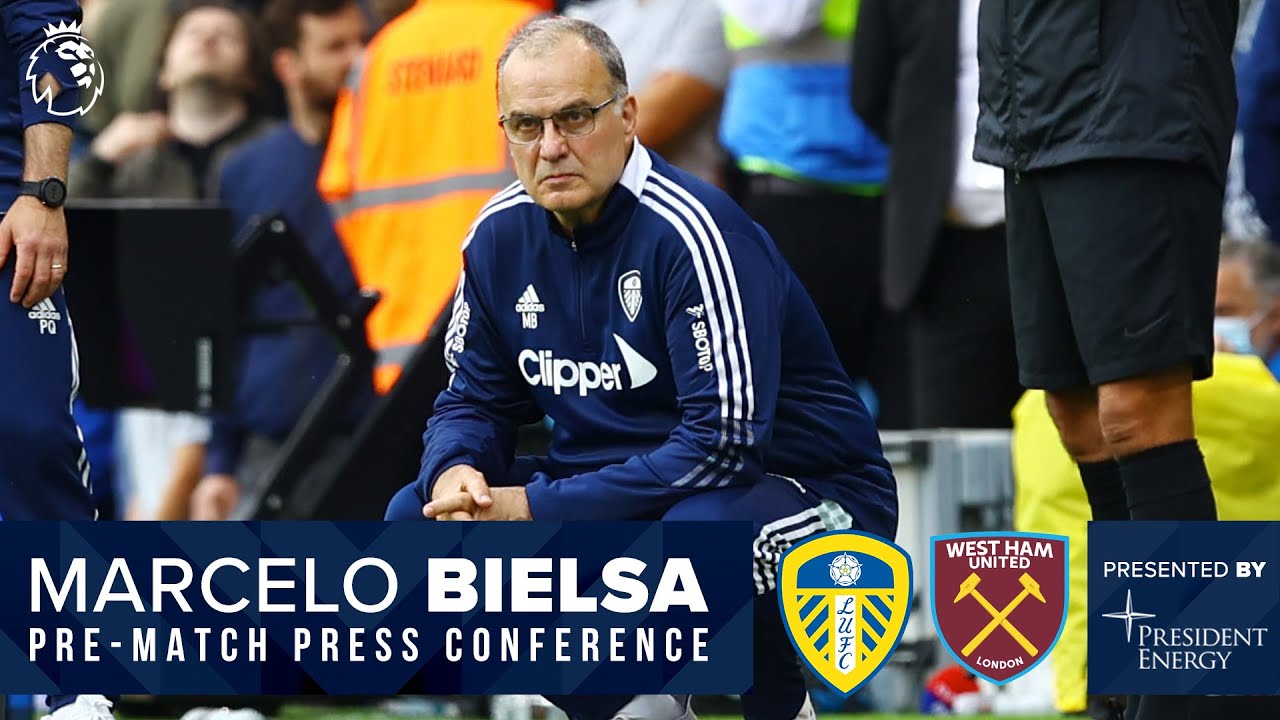 LIVE: Marcelo Bielsa press conference | Leeds United v West Ham United ...