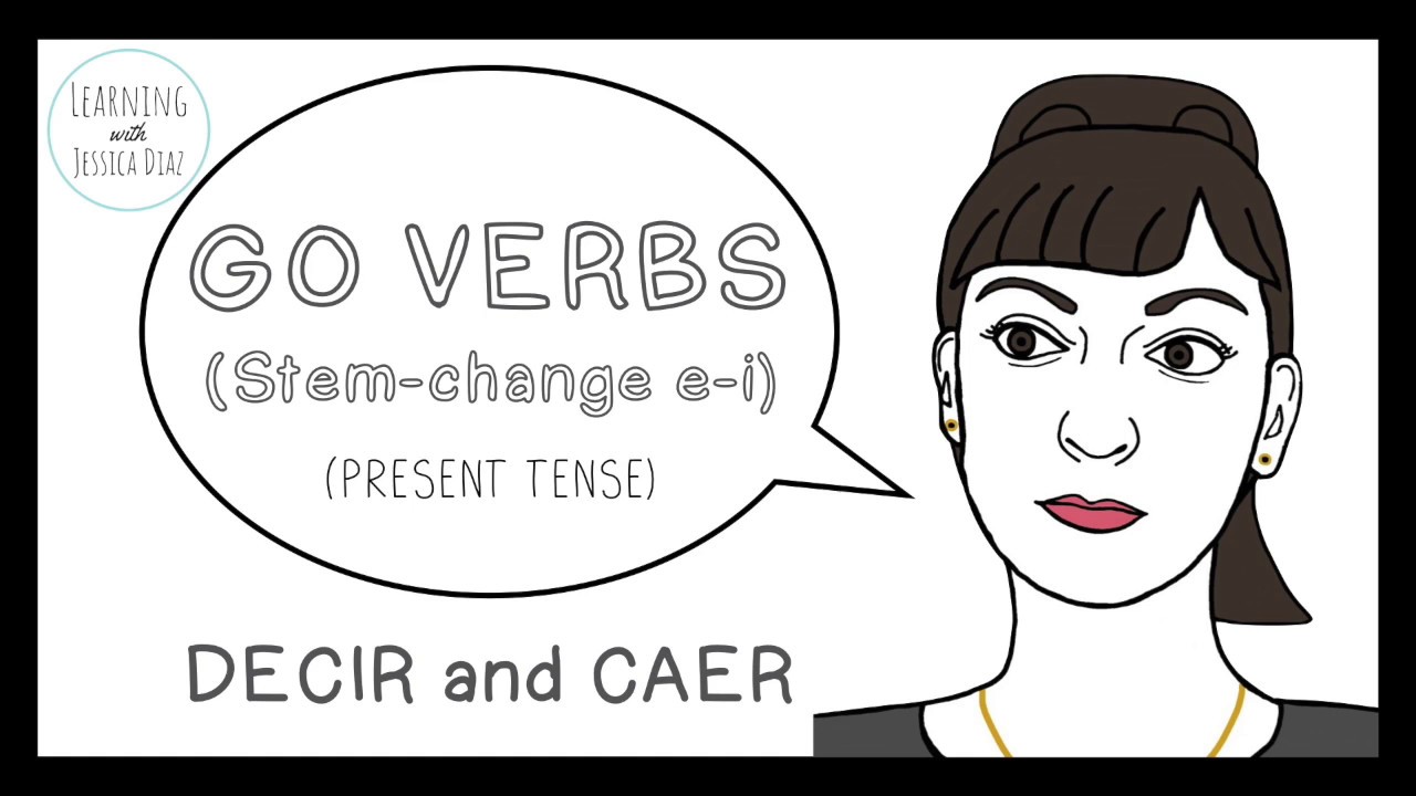 GO VERBS: DECIR and CAER - YouTube