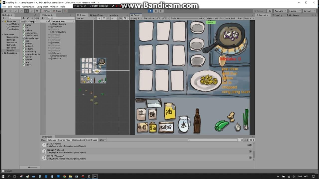 Unity simple cooking game template - YouTube
