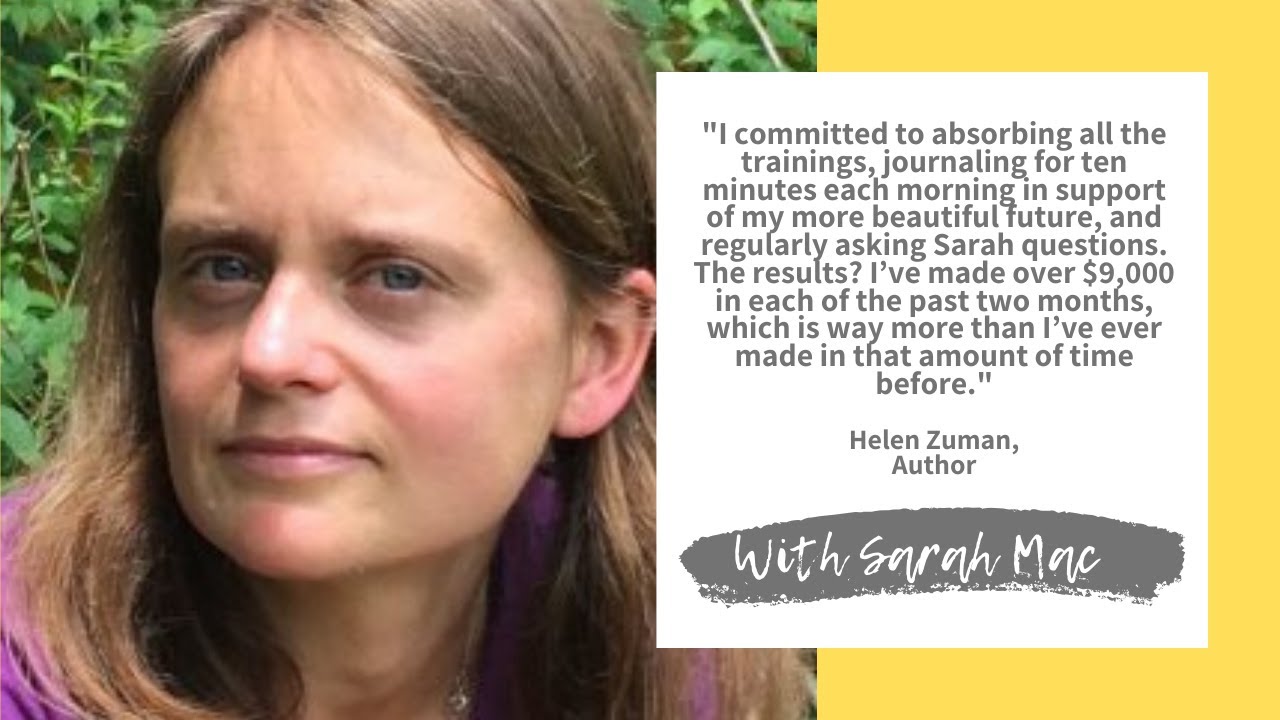 Helen Zuman Author Client Testimonial With Sarah Mac - YouTube