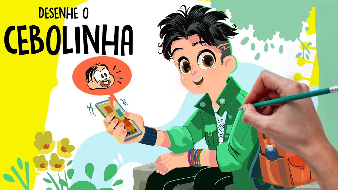 COMO DESENHAR o CEBOLINHA CARTOON - TURMA DA MÔNICA | DRAWING JIMMY ...