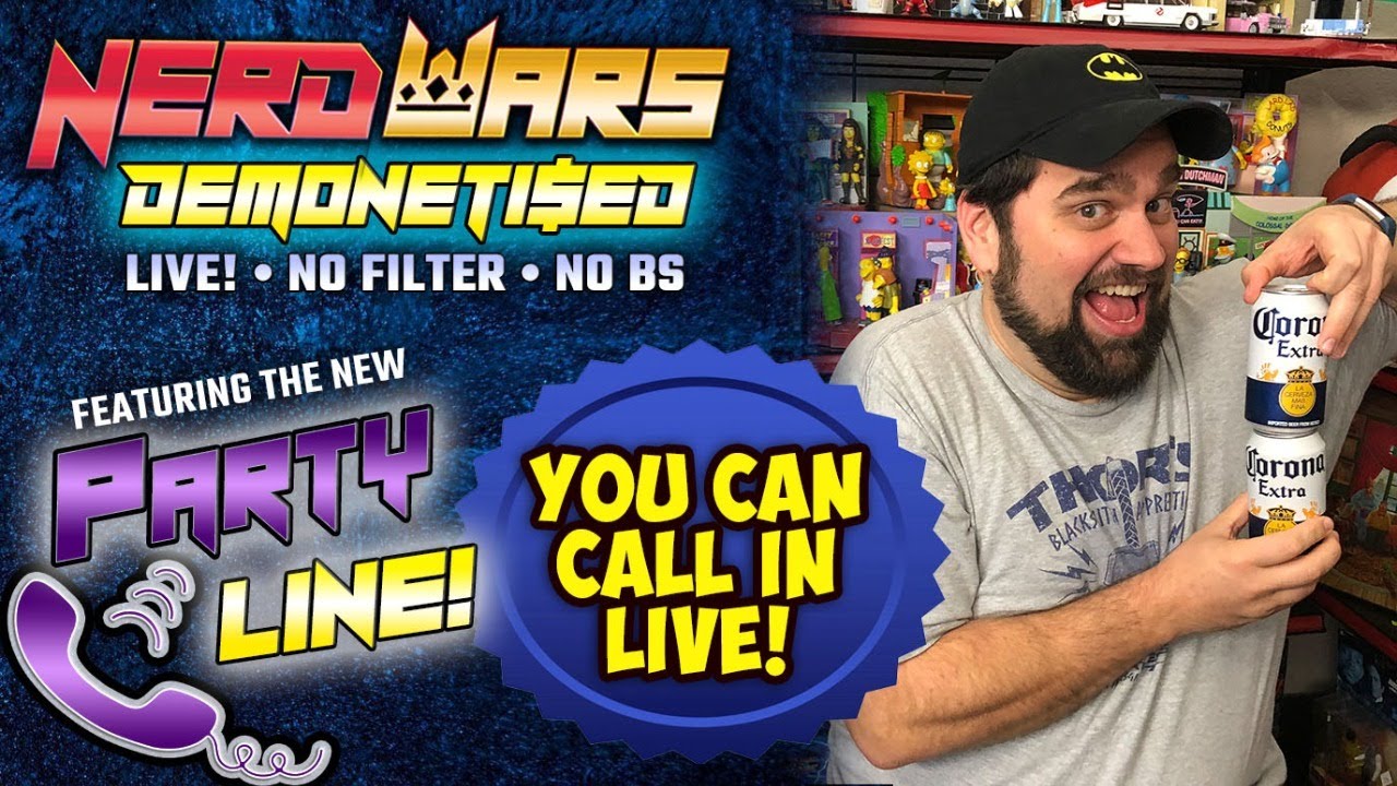 NEW! Nerd Wars Demonetized! Call In & Ask Anything! LIVE! - YouTube