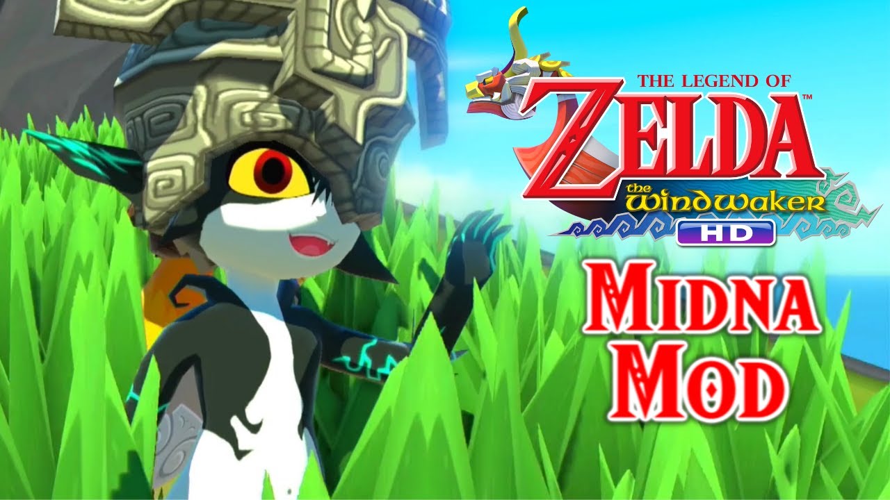 The Legend of Zelda: The Wind Waker HD - Imp Midna Mod Showcase - YouTube