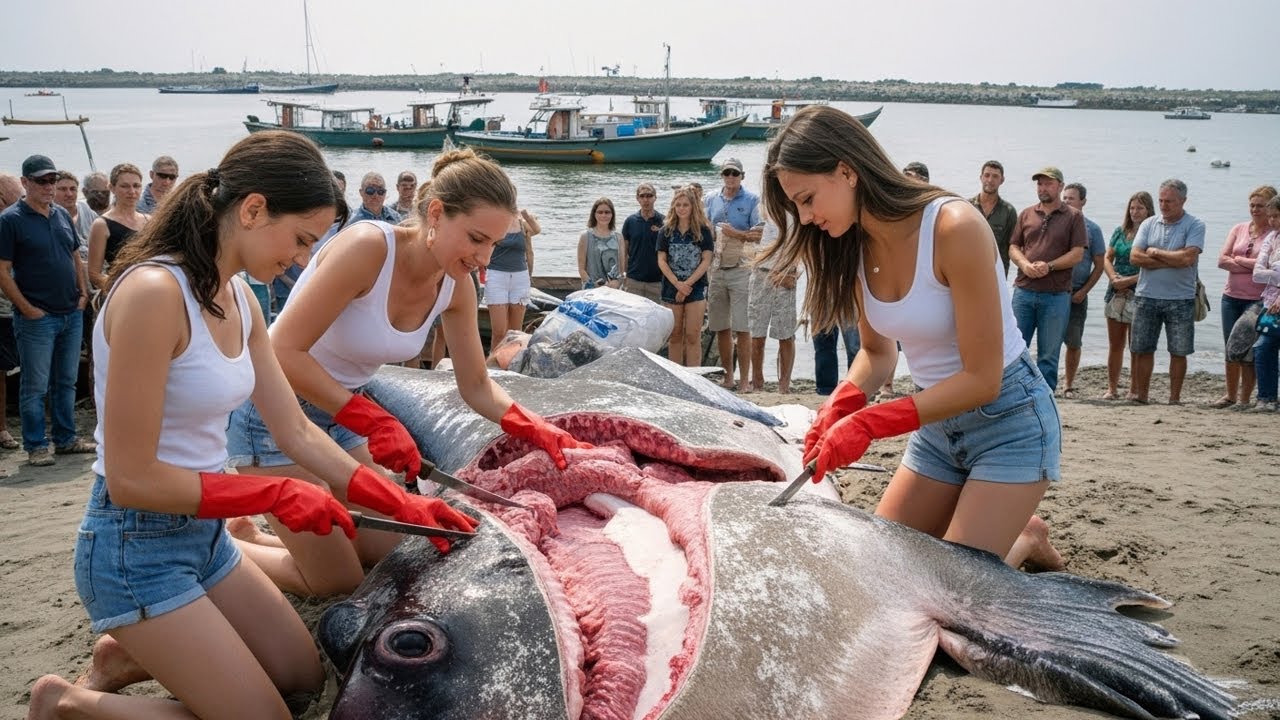 Hunting for Tons of Sunfish The Journey of Cutting the Meat of the ...