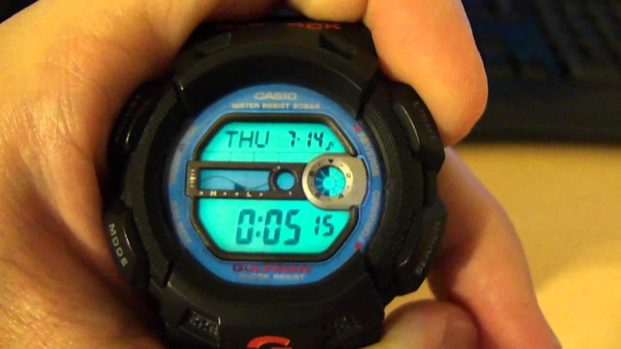 Casio G-Shock G-9100 Gulfman (Master of G) - YouTube