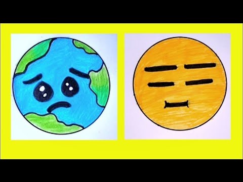 Easy emoji drawing step by step/ Easy Creative drawing with emoji/Easy ...