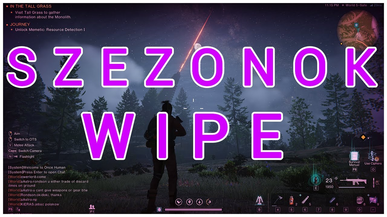 Once Human: Szezonok & Wipe - YouTube