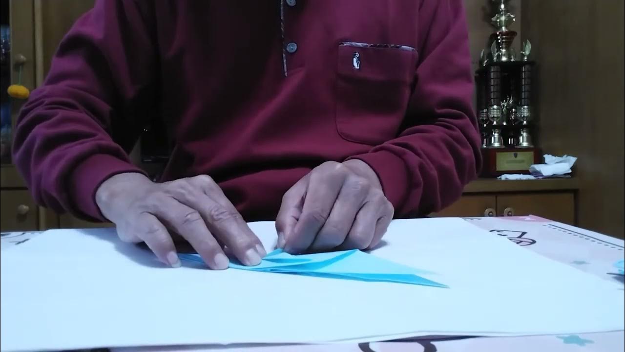 action origami vibrant flying bird - YouTube