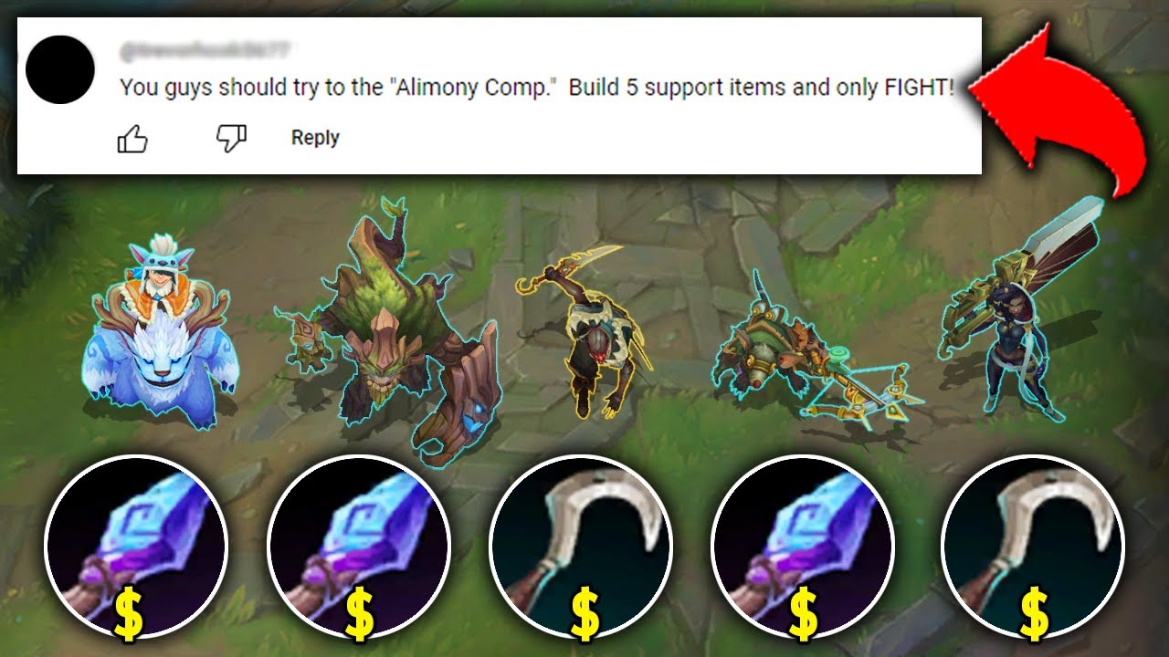 A YOUTUBE COMMENT ASKED US TO BUILD 5 SUPPORT ITEMS... SO WE TRIED IT ...