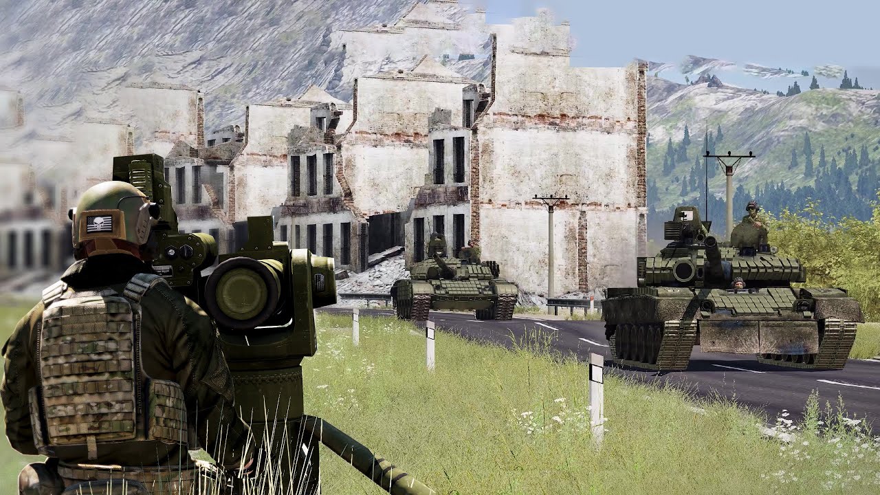 Massive Russian Convoy ambushed by AT launcher on the Eastern Front ...