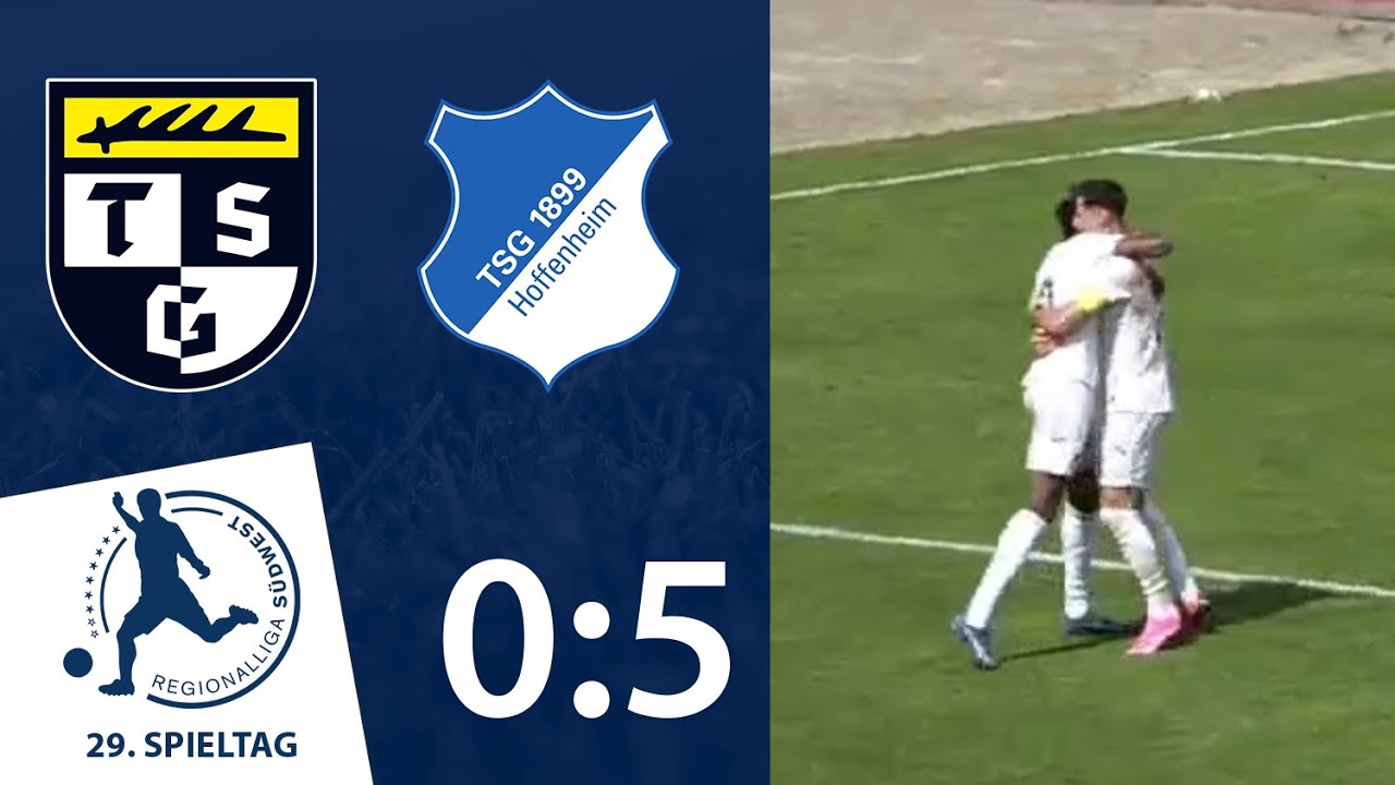 Kantersieg für die Hoffenheimer | TSG Balingen - TSG Hoffenheim II | 29 ...