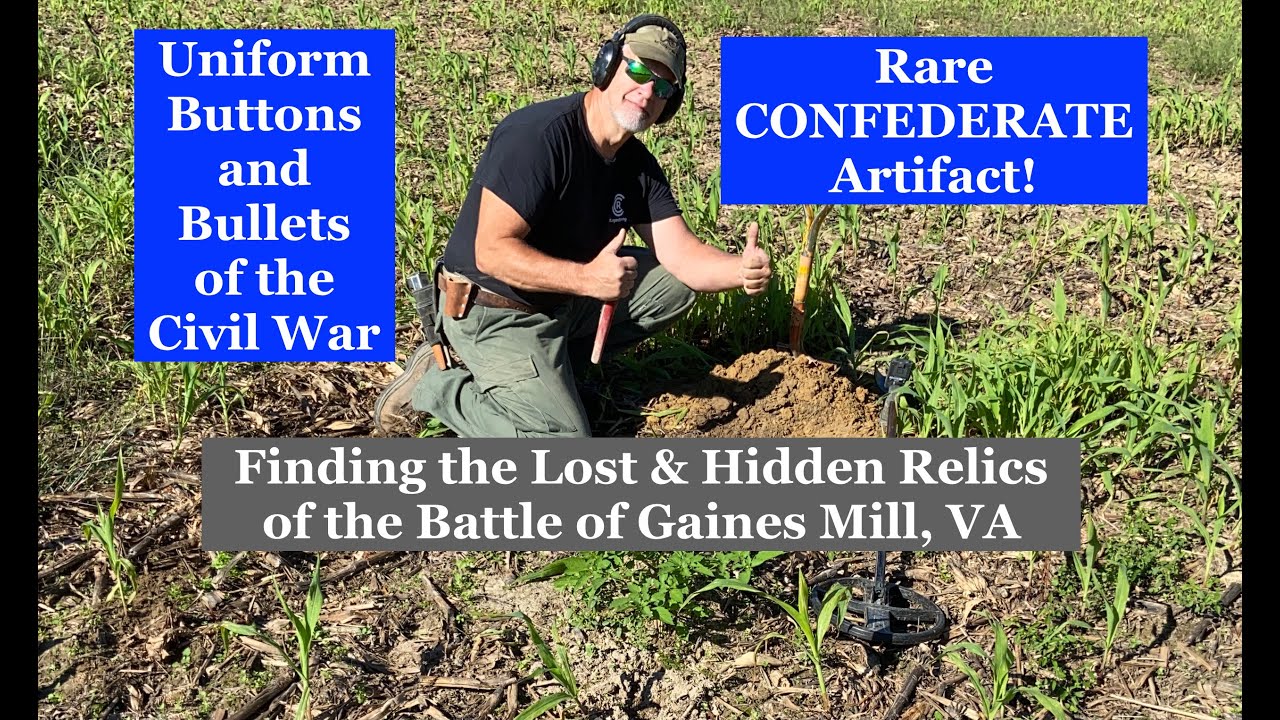 Rare CS Artifact Found Hunting the Civil War Battlefield - Buttons and ...