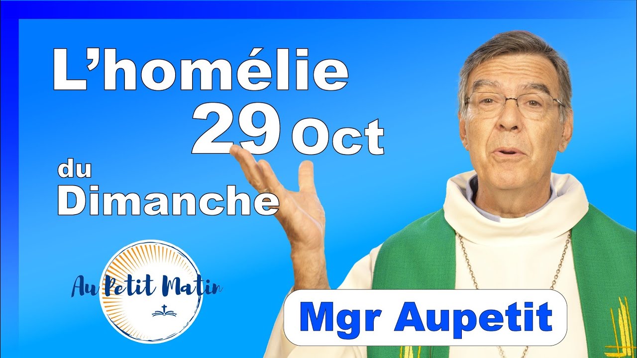 Homélie du Dimanche 29 Octobre - Avec Mgr Aupetit - YouTube
