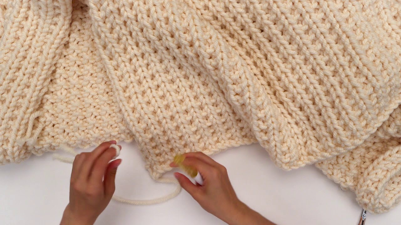 "Knit Along With Me" Blanket Tutorial Pattern by BrennaAnnHandmade ...
