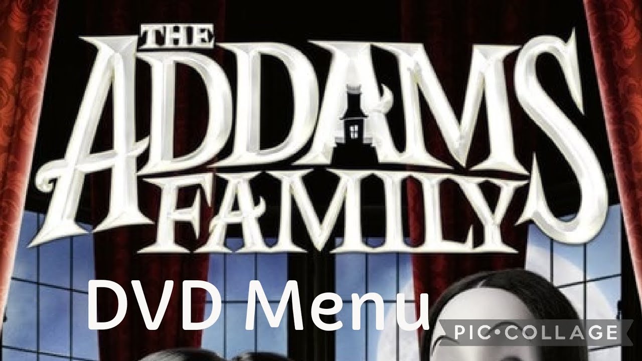 The Addams Family (2019) DVD Menu - YouTube