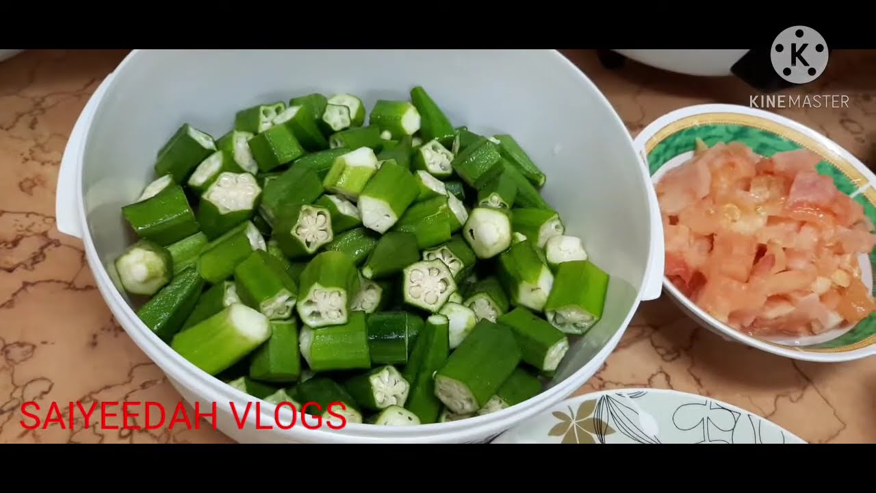 ARABIC FOOD RECIPE // "BAMIYA" OKRA WITH CHICKEN LIVER //SAIYEEDAH ...