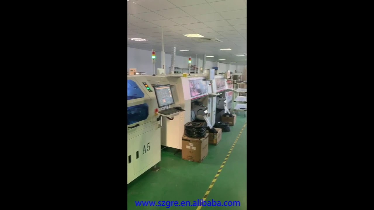 Green Hi tech LED Display Production LIne - YouTube