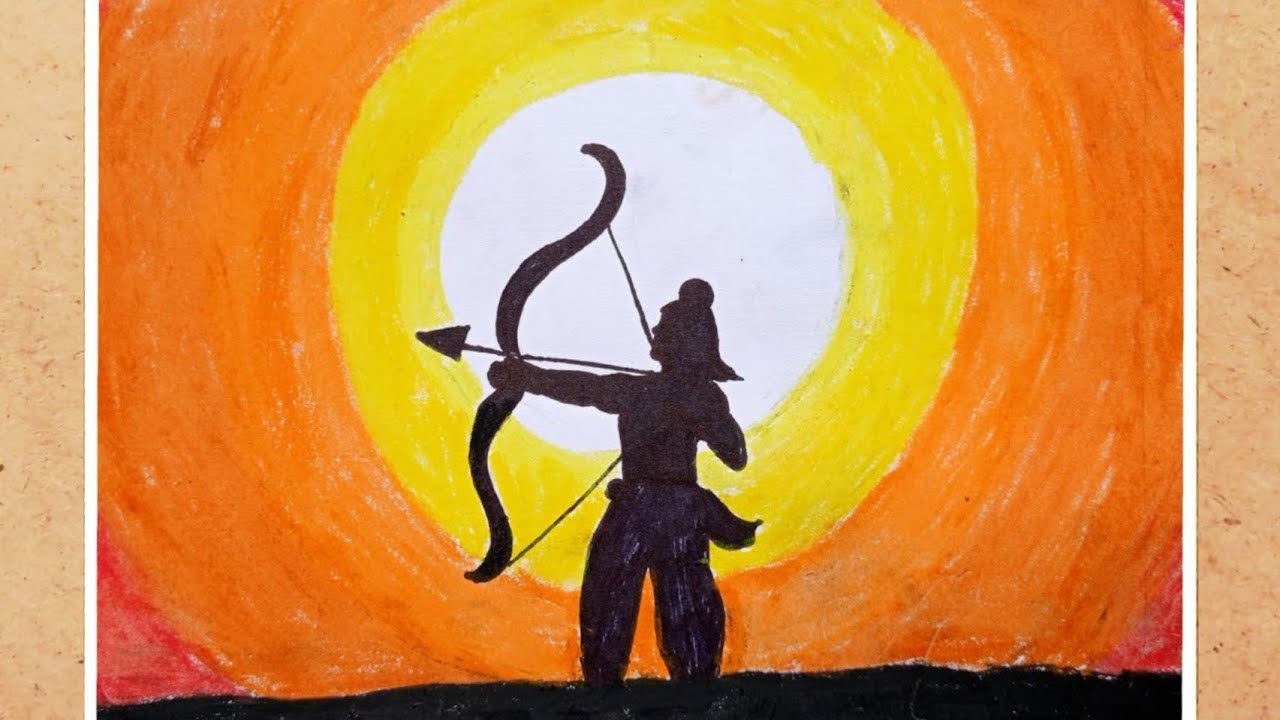 Lord sriram drawing easy - YouTube
