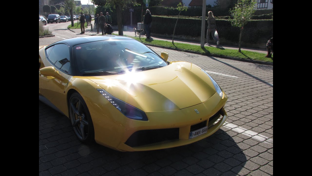 Ferrari 488 GTB Twin Turbo Fast Acceleration !!!!! And Loud Sound - YouTube