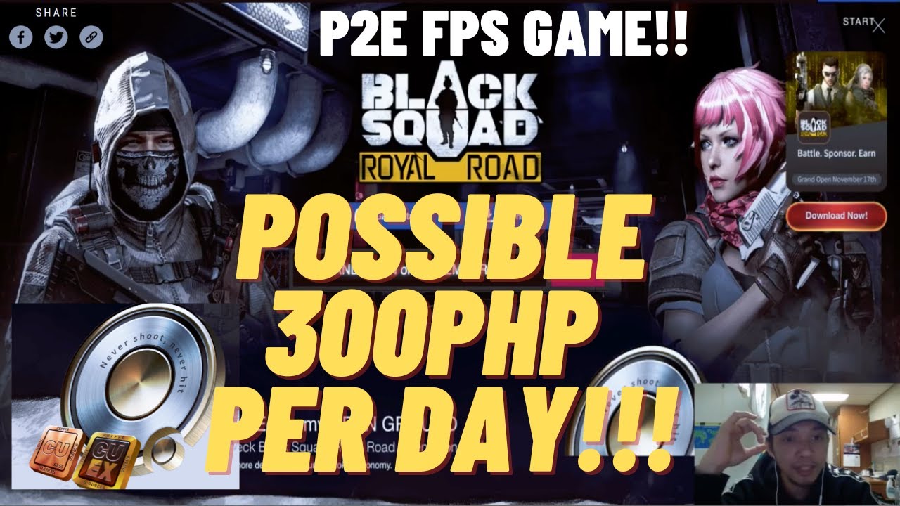 BLACK SQUAD "ROYAL ROAD”ON WEMIX PLAY | FPS PLAY TO EARN GAME 2022 | REVIEW TAGALOG #CUEX #BLZ # ...