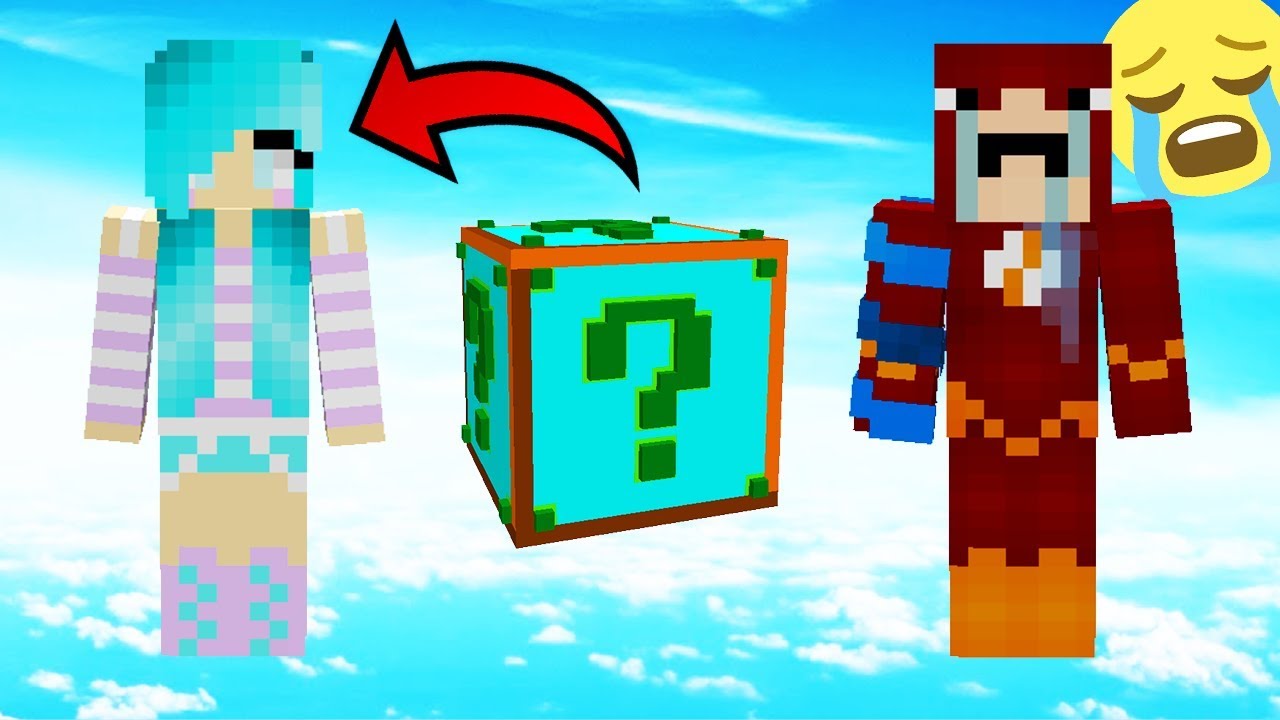 Julia Trollea A Danga Con Los Lucky Blocks MÁs Chetados Minecraft