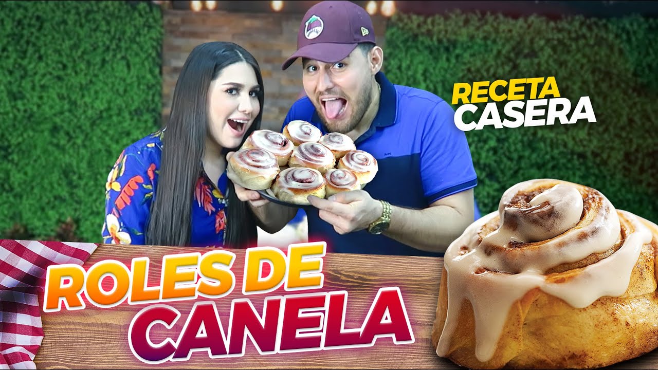 Horneando ROLES DE CANELA con MI HERMANA 🤤. | Soy Compa Rosh - YouTube