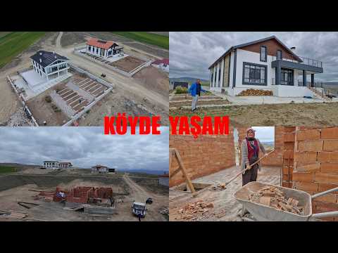 SEYİT İLE MUHAMMET KARDEŞİMİN BAHÇELERİ ÇOK GÜZEL OLUYOR VE KOMŞUMUZUN YENİ EVİ